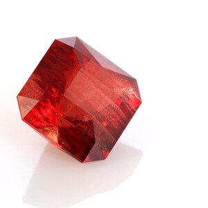 4A Deep Red, Oregon Sunstone 5.34ct Best Color. Corner Square - Etsy