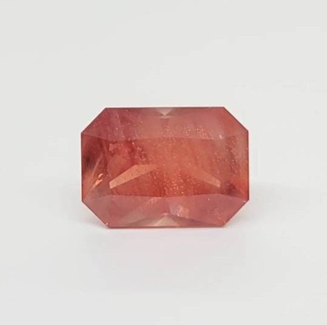 Red Rose Gold, Oregon Sunstone 6.45ct Radiant - Etsy