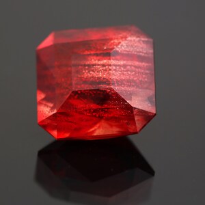 4A Deep Red, Oregon Sunstone 5.34ct Best Color. Corner Square - Etsy