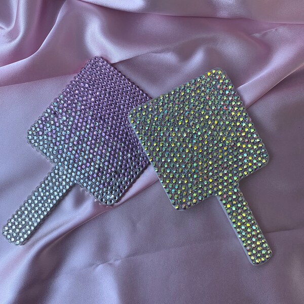 Hand Held Mirror - Etsy
