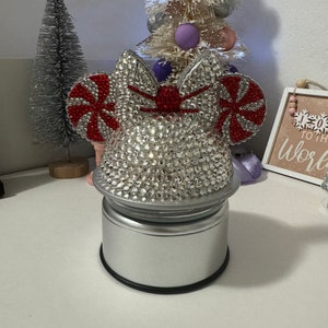 Custom Bling Lid, Character Bling Lids, Minnie Bling Lids, Minnie Mouse ...