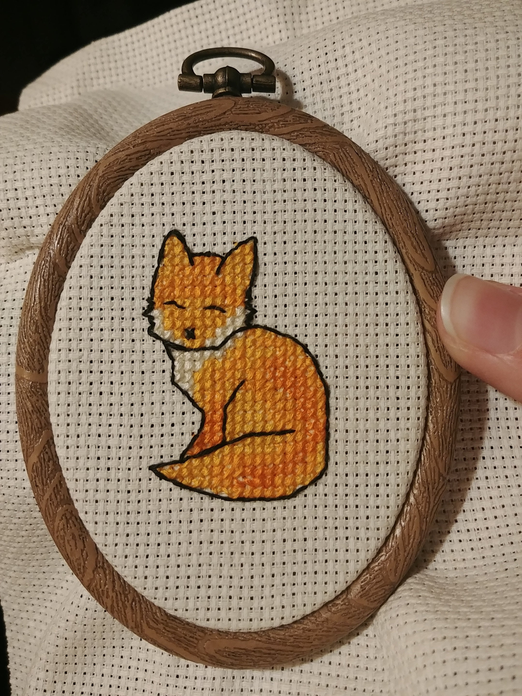 Cute Tiny Fox PDF Cross Stitch Pattern - Easy Mini Cross Stitch - Etsy