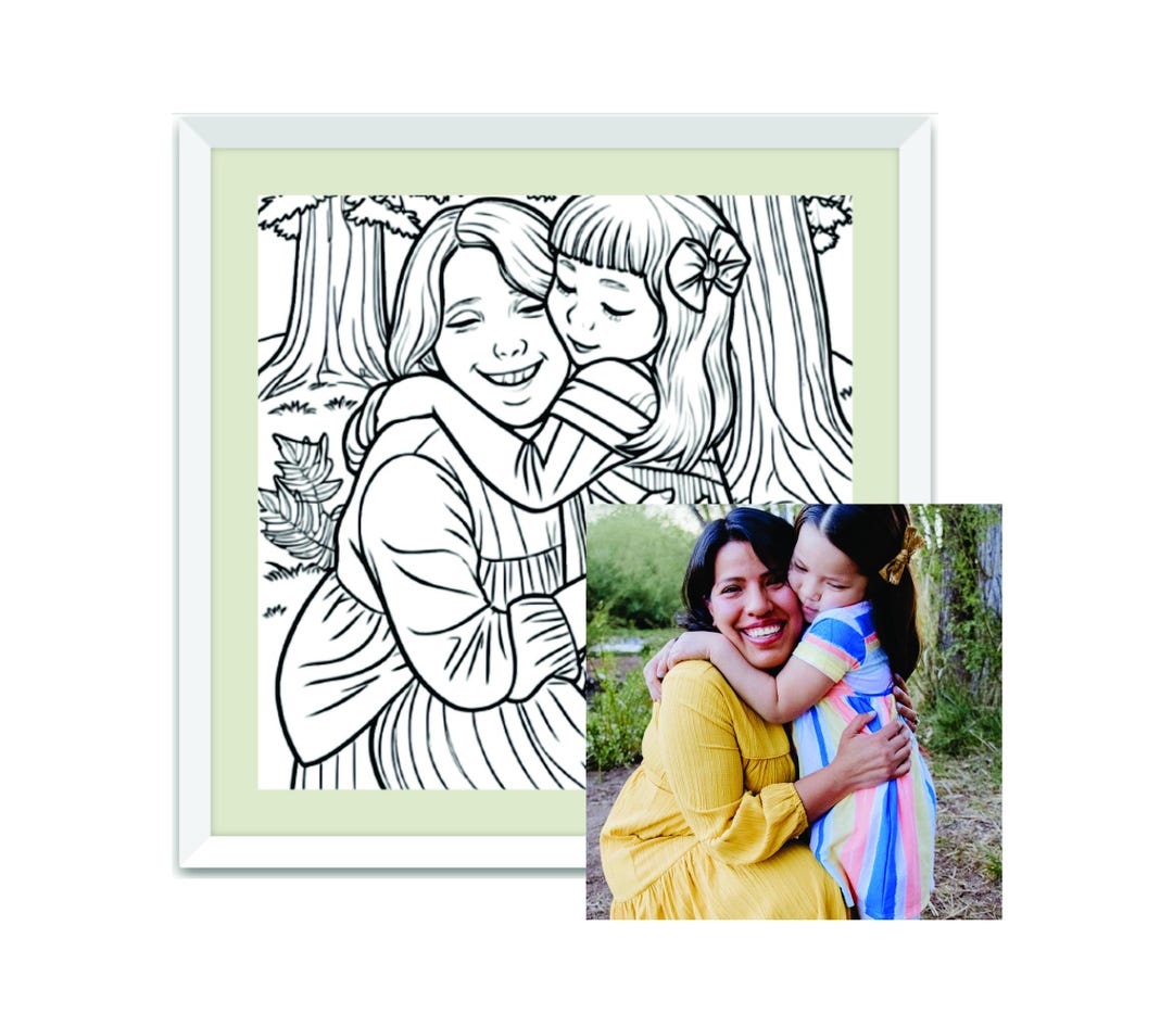 Customized Coloring Book - Etsy