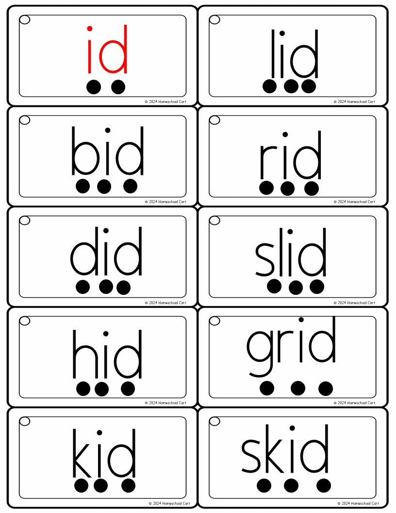 AEIOU All Short Vowel Word Set for Phoneme Blending Flashcard Practice ...