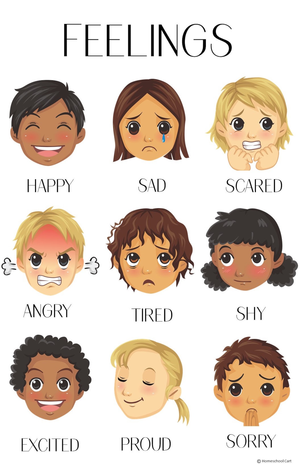Feelings Poster - Etsy Canada