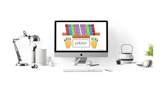 EDITABLE Google Slides Keyboard Typing and Spelling Practice | Etsy