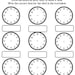 Time Word Problems and Blank Clock Template (4 Pdfs) - Etsy
