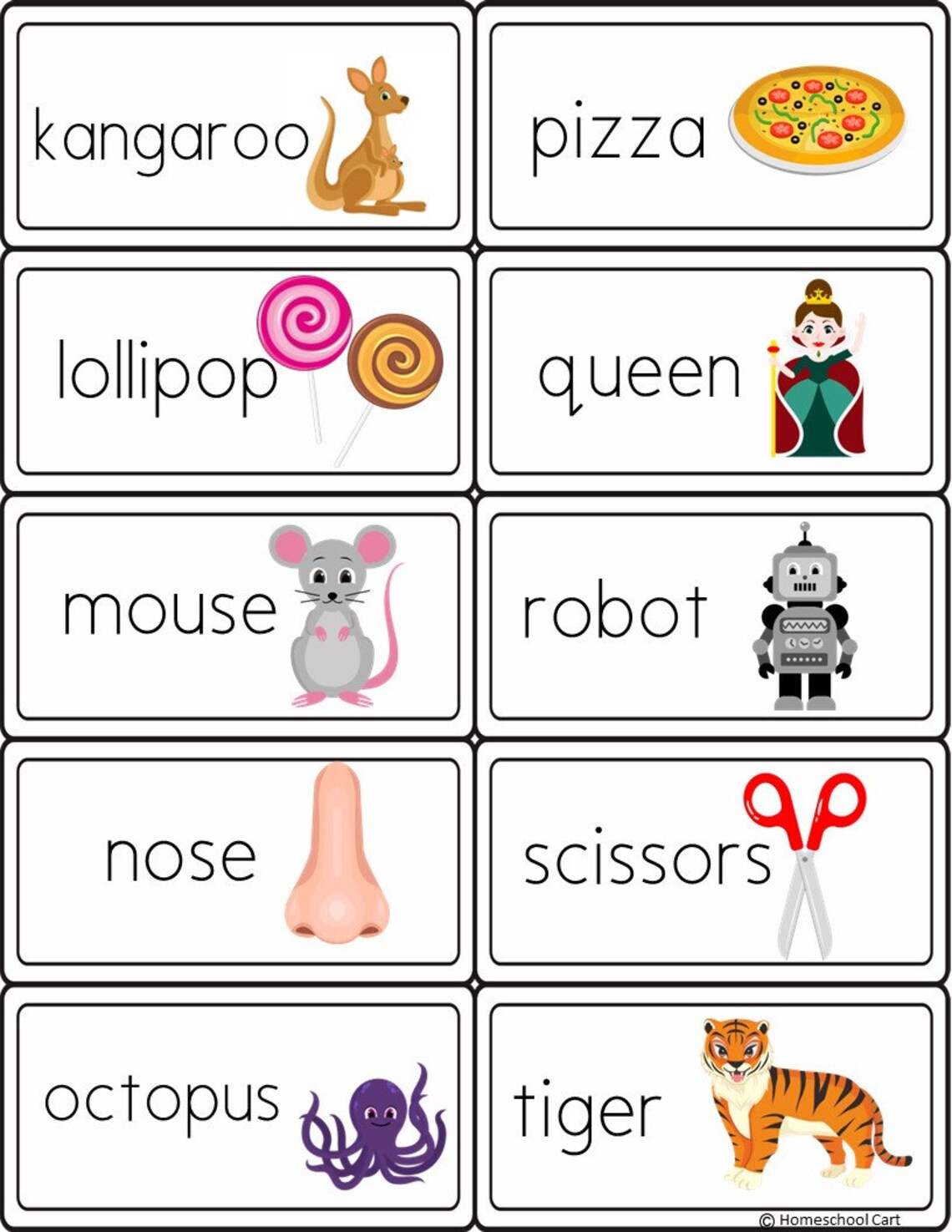 ESL Vocabulary Key Ring Flashcards - Etsy