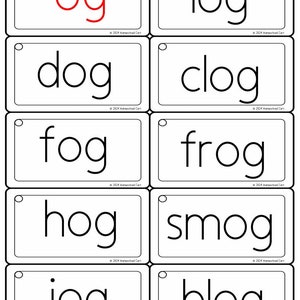 AEIOU All Short Vowel Word Set for Phoneme Blending Flashcard Practice ...