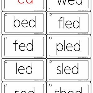 AEIOU All Short Vowel Word Set for Phoneme Blending Flashcard Practice ...