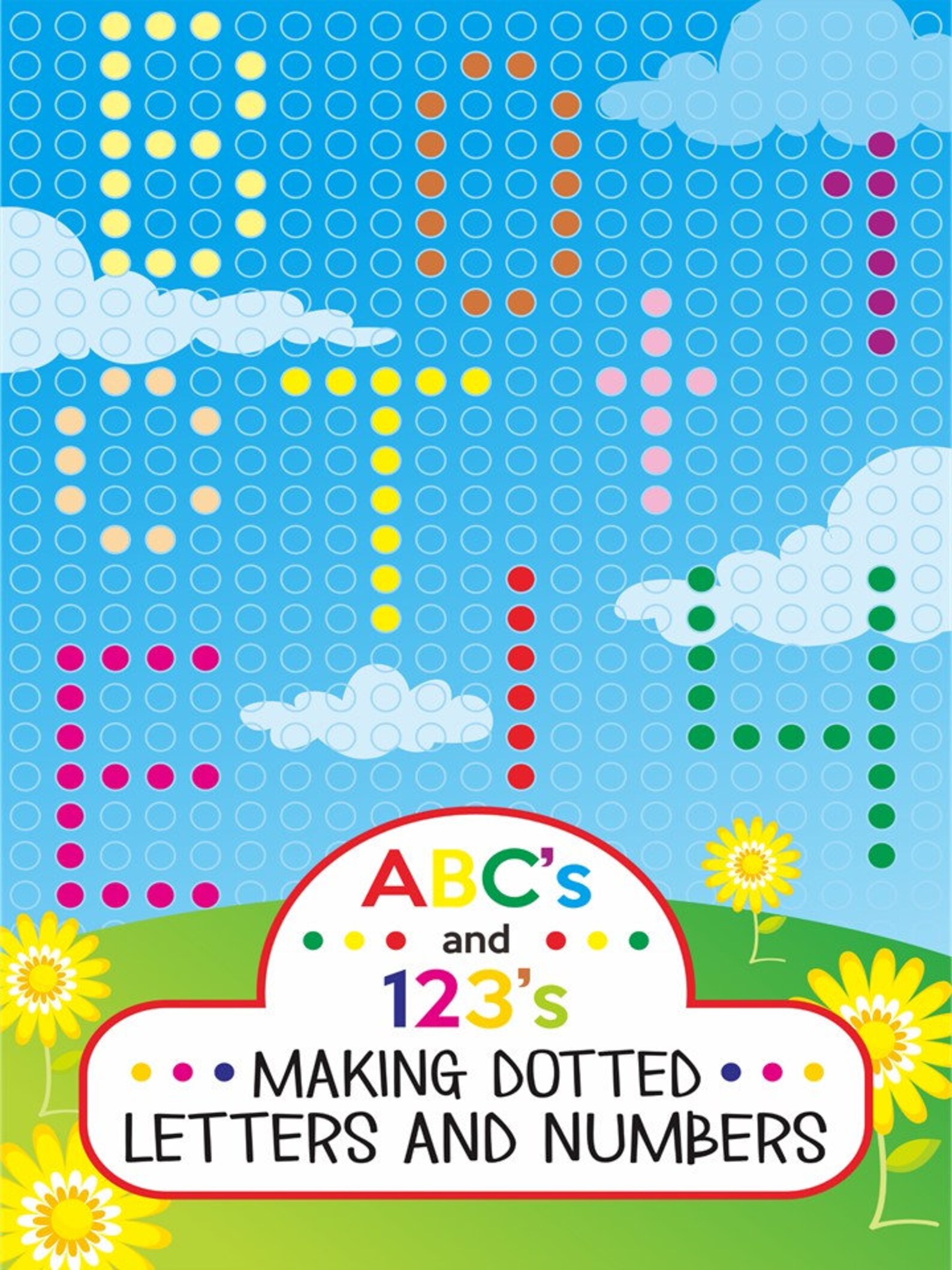 Abc's and 123's Making Dotted Letters and Numbers - Etsy