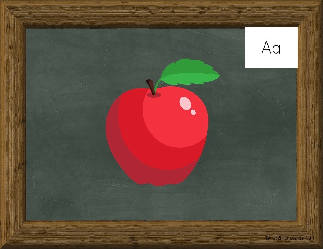 Alphabet Letters and Sounds Powerpoint - Etsy