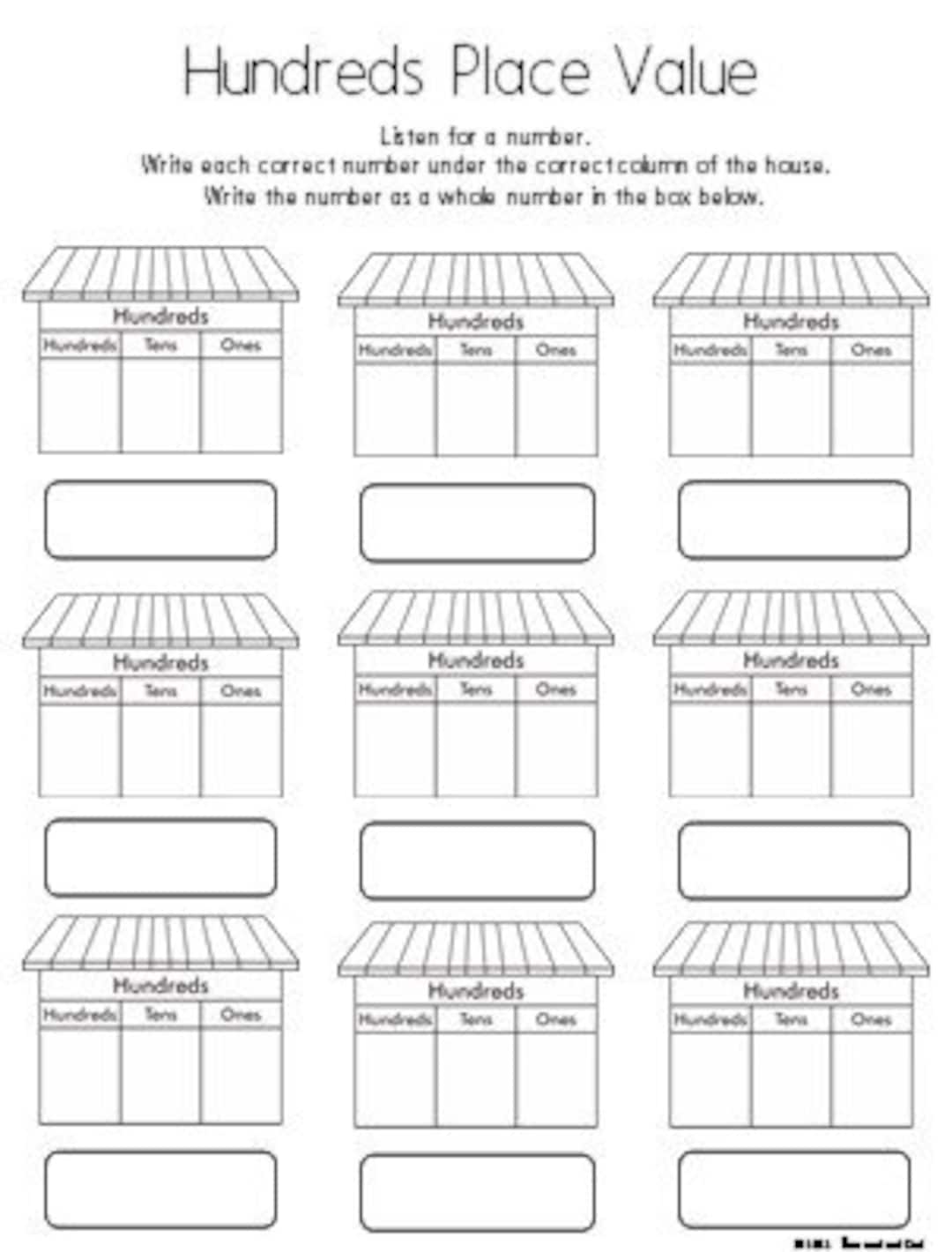Hundreds Place Value Blank Worksheet Template Download Now Etsy hundreds-place-value-blank-worksheet-template-download-now-etsy