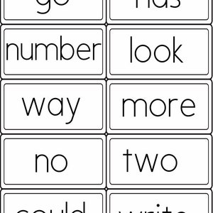 Fry's First 100 Key Ring Sight Words Flashcards - Etsy Canada