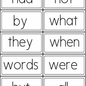 Fry's First 100 Key Ring Sight Words Flashcards - Etsy Canada