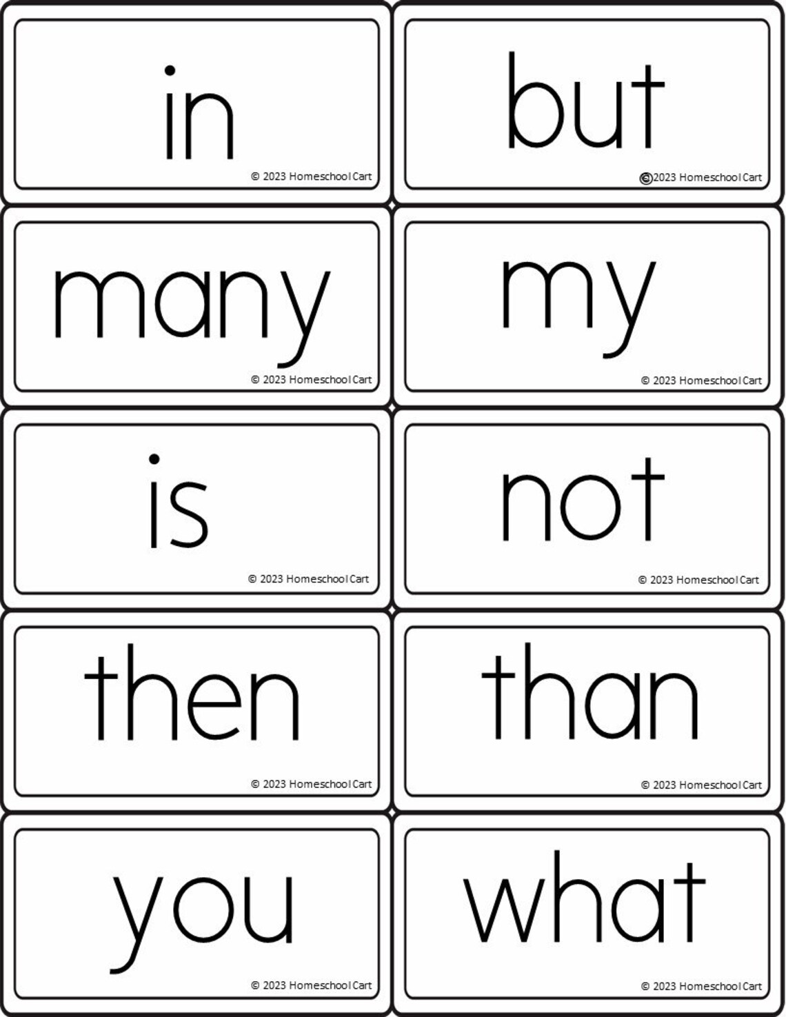 Fry's First 100 Key Ring Sight Words Flashcards - Etsy Canada