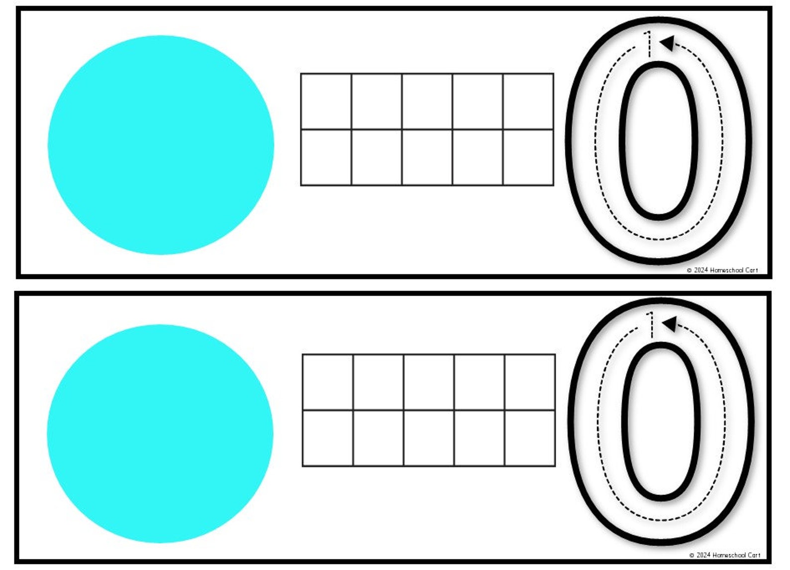 2D Shapes Printable Cards With Ten Frames - A Dry Erase Activity - Etsy ...