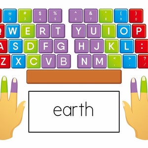 EDITABLE Google Slides Keyboard Typing and Spelling Practice ...