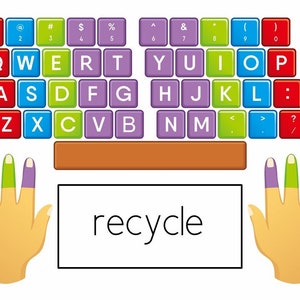 EDITABLE Google Slides Keyboard Typing and Spelling Practice ...