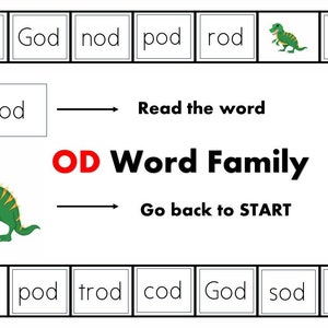 36 Phonics Short Vowel Word Family Game Boards BUNDLE (DIGITAL) - Etsy
