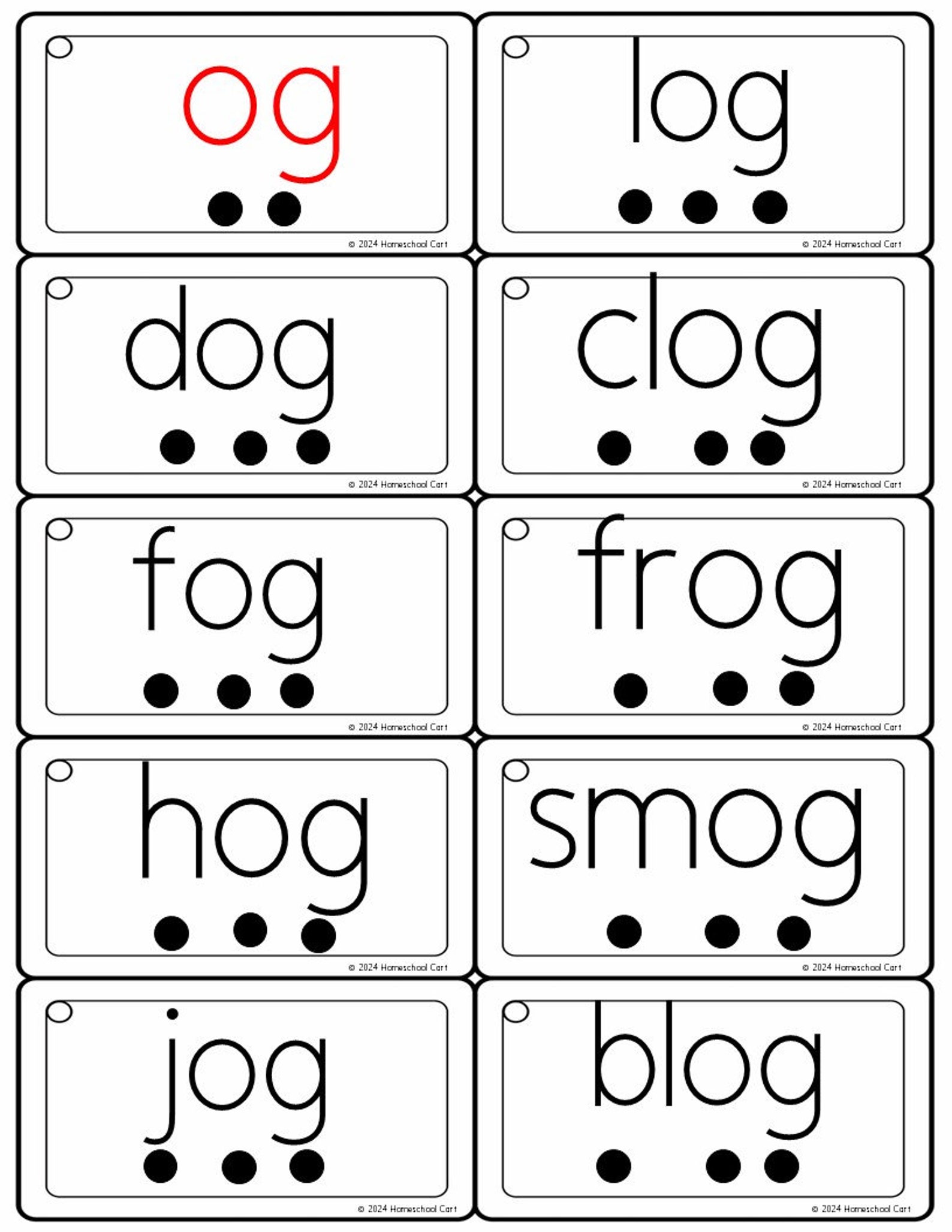 AEIOU All Short Vowel Word Set for Phoneme Blending Flashcard Practice ...