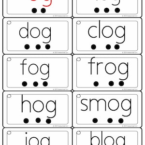 AEIOU All Short Vowel Word Set for Phoneme Blending Flashcard Practice ...