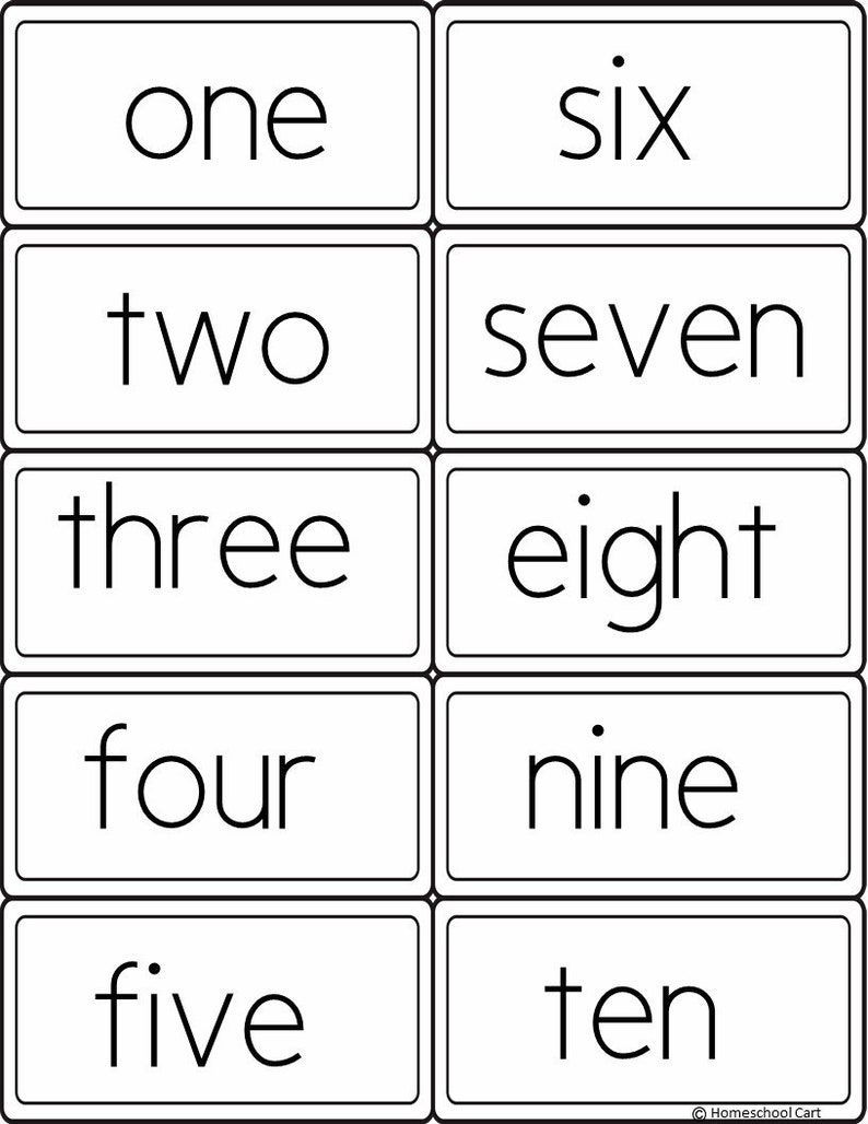 Ten Frame Flashcards 1-20 Ten Frames and Dice 1-6 - Etsy