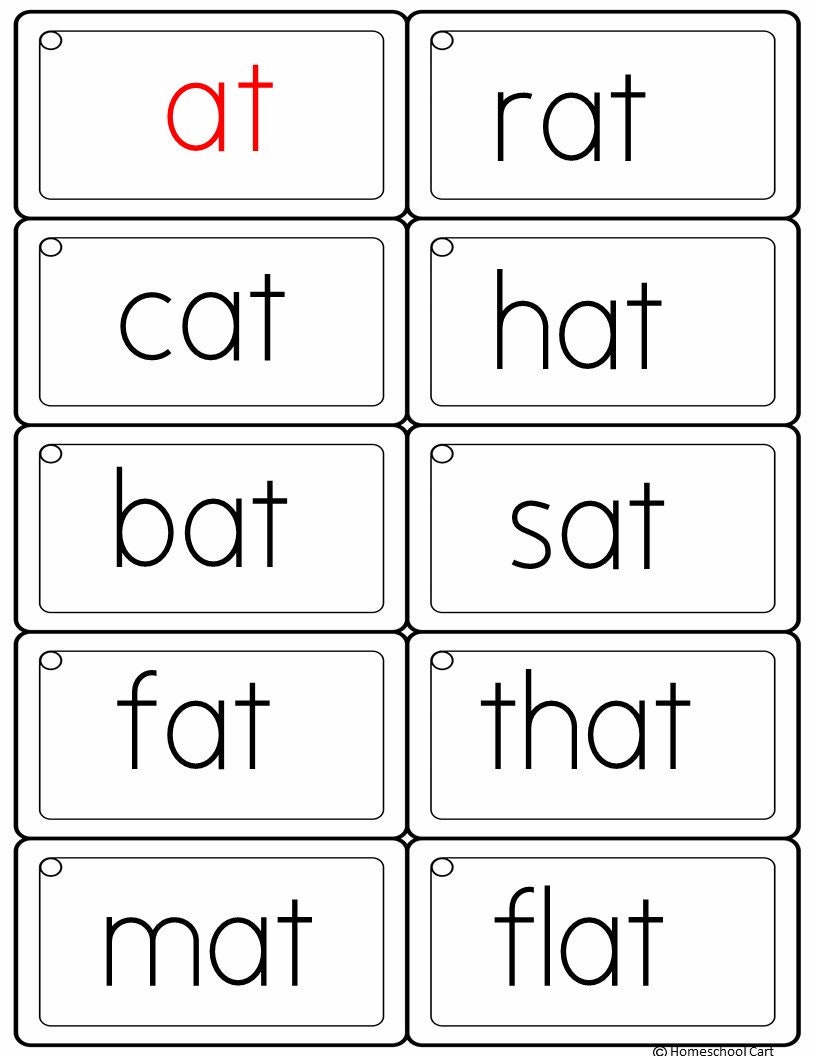 Short Vowel A Let's Read Key Ring Flashcards ( Level 1 Words) - Etsy