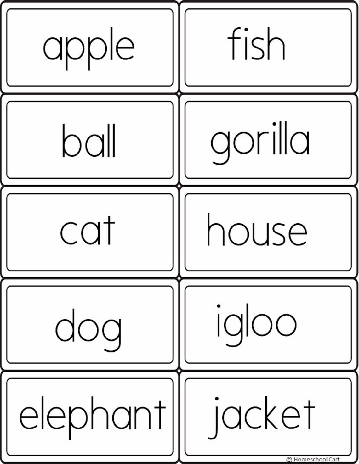 Alphabet Key Ring Flashcards - Etsy