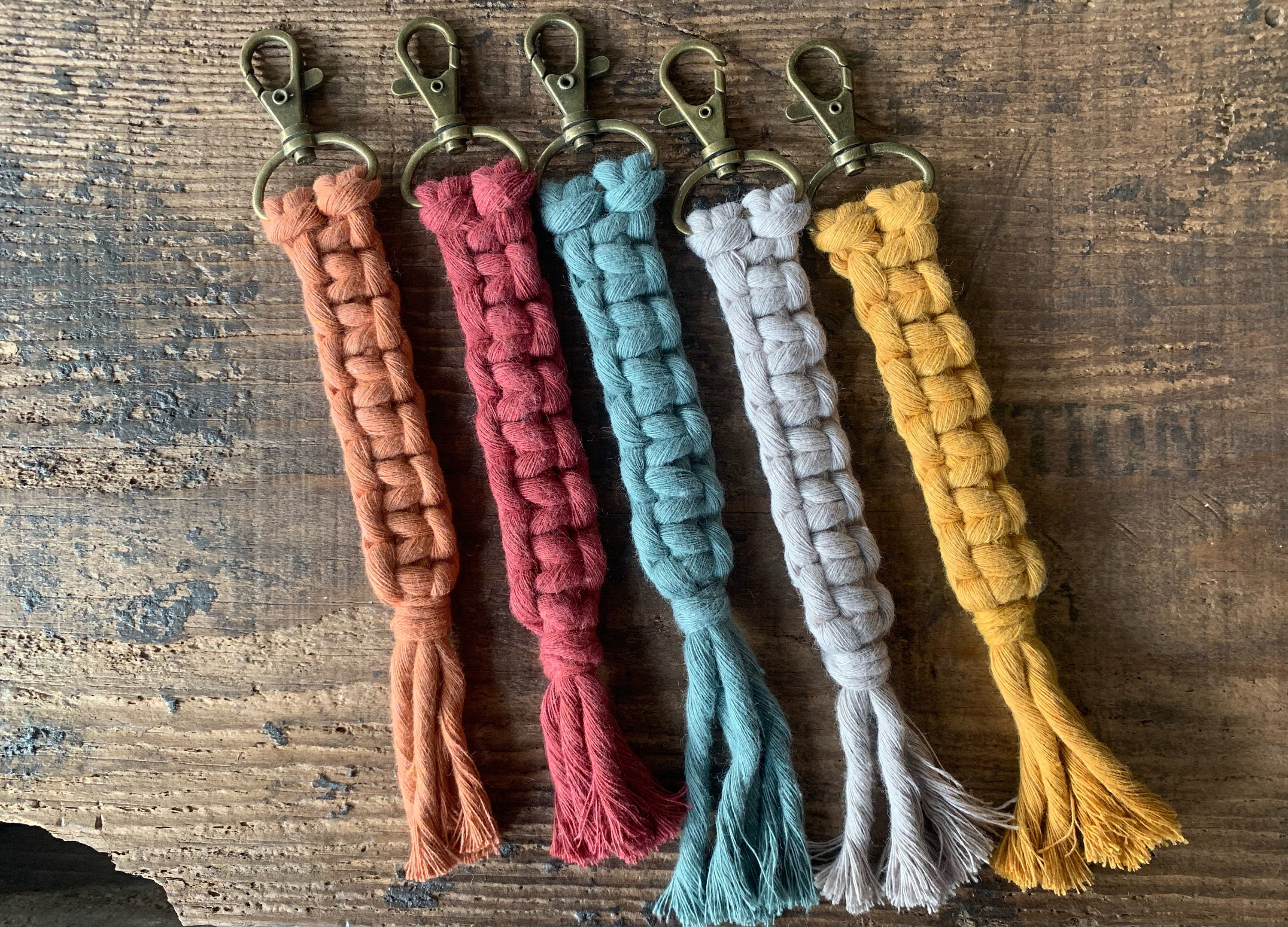 Jane Macrame Keychain - Etsy