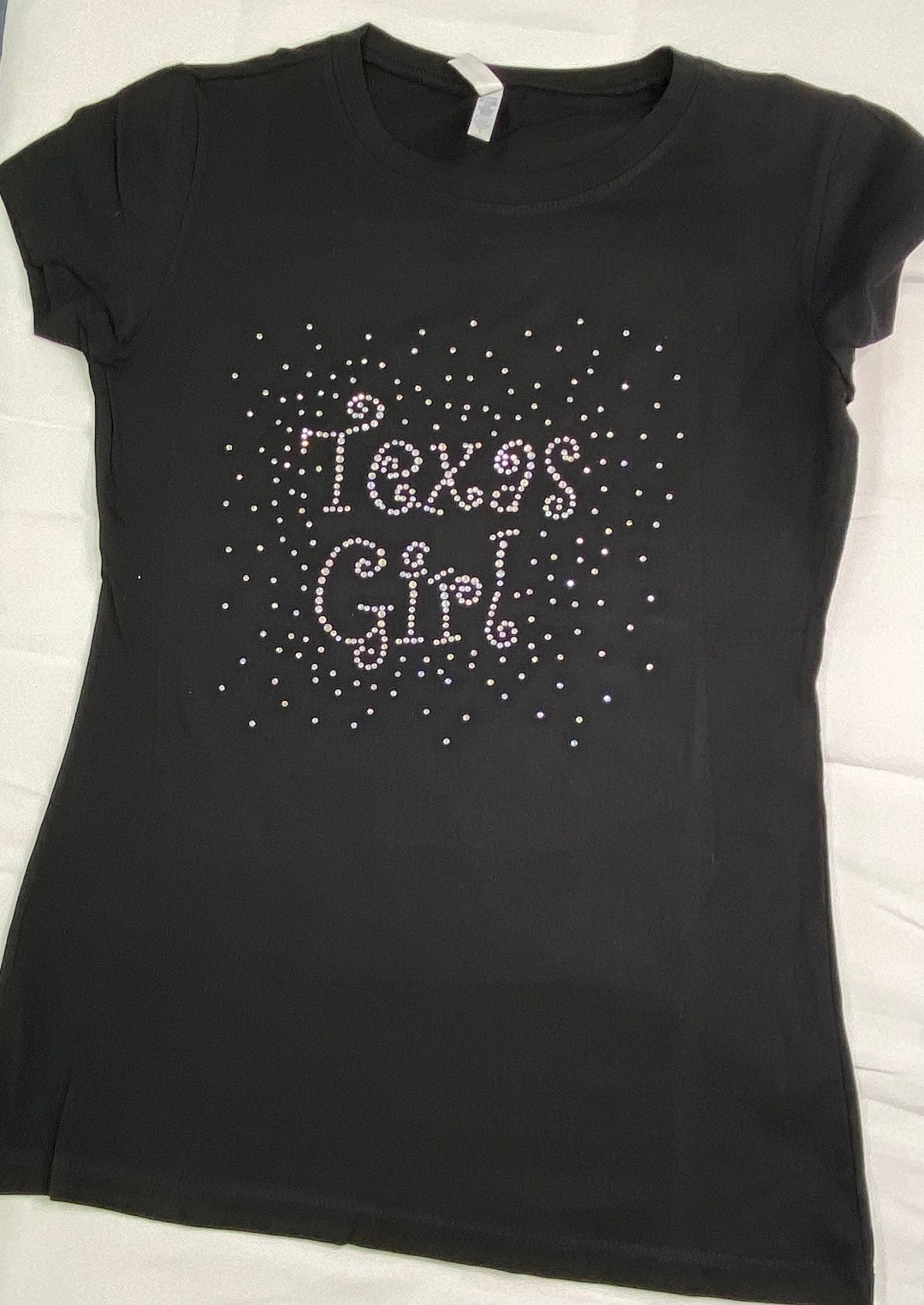 Texas Bling Shirt, Texas Rhinestone Shirt, Texas Rhinestone Bling Shirt ...