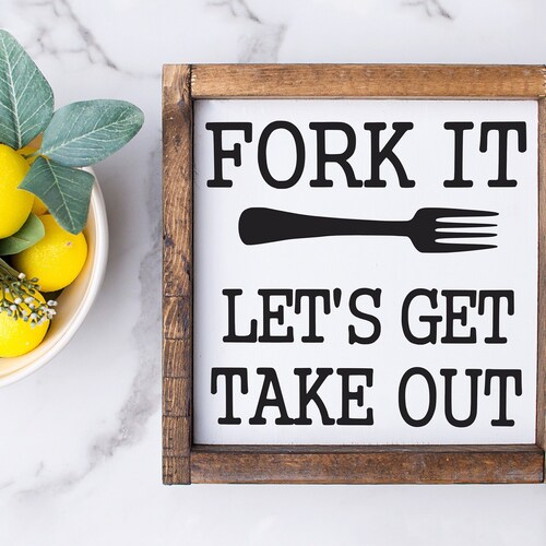 What the Fork Stencil Reusable DIY Craft Wood Sign Stencils | Etsy