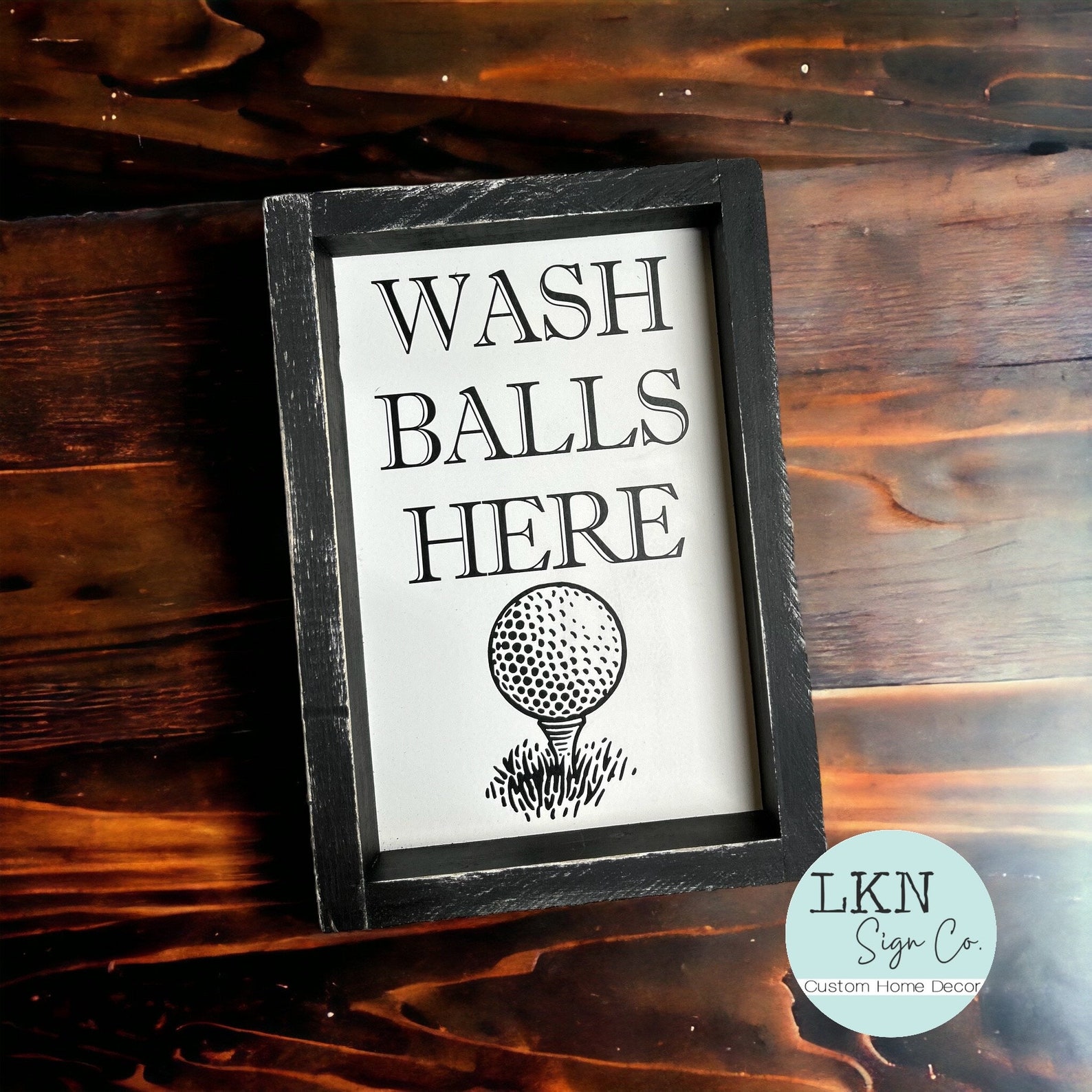 Wash Balls Here - Funny Bathroom Sign - Golf Bathroom - Golf Decor ...