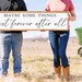 Forever After All Wood Sign Above Bed Master Bedroom Bedroom Wall Art ...