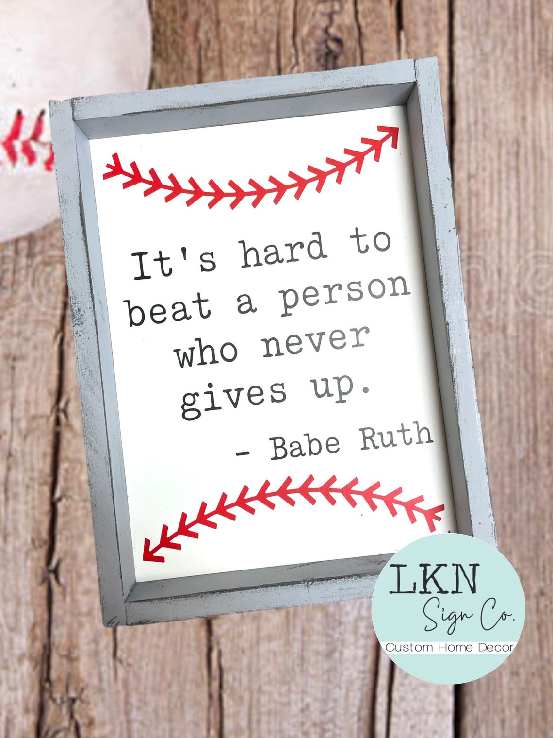 Custom Sports Quote - Wood Sign - Baseball Signs - Baseball Quote ...