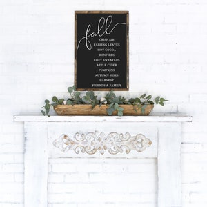 Fall - Fall Quote Sign - Autumn Decor - Fall Wall Art - Leaves ...