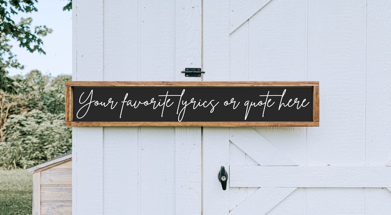 Custom Saying Personalized Quote Wood Sign Home Decor Wall Art - Etsy