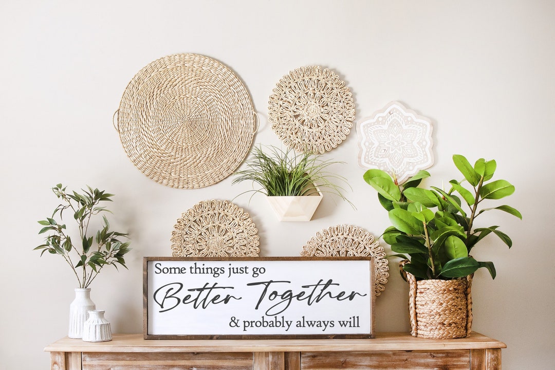 Some Things Just Go Better Together - Wood Sign - Country Music ...