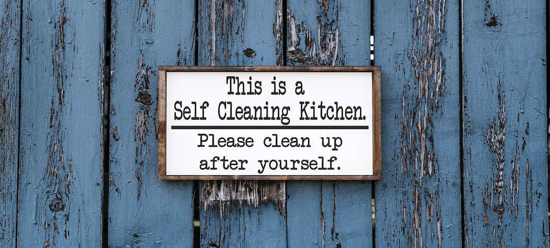 Clean Kitchen Signs