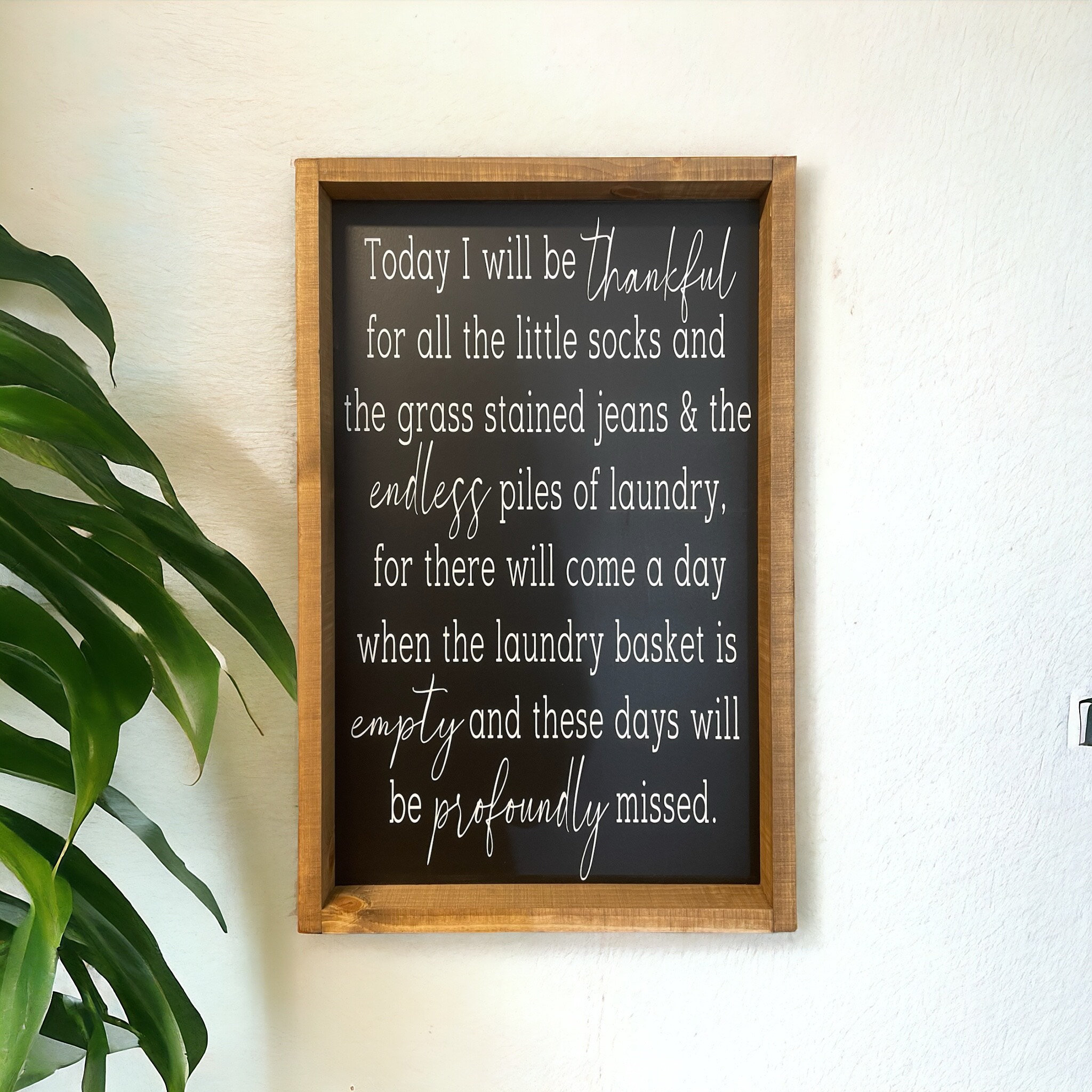 Thankful For Laundry Quote