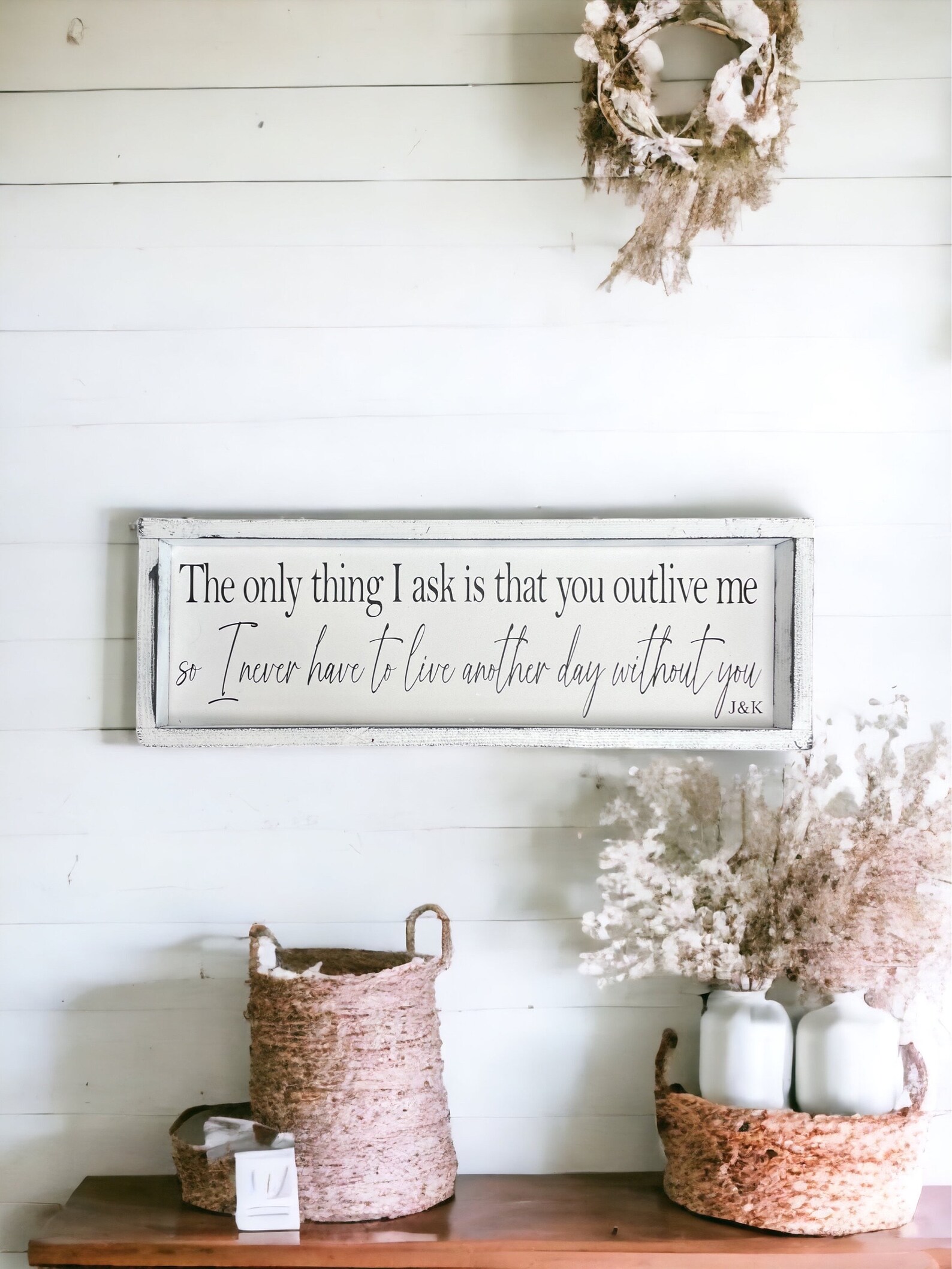 The Only Thing I Ask Wood Sign Bedroom Decor Ranch Wall Art Wedding ...