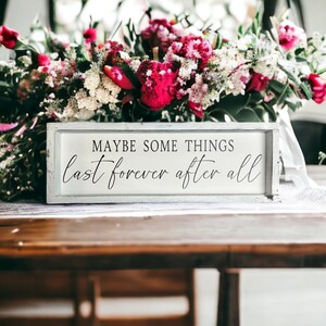 Forever After All - Wood Sign - Above Bed - Master Bedroom - Bedroom ...