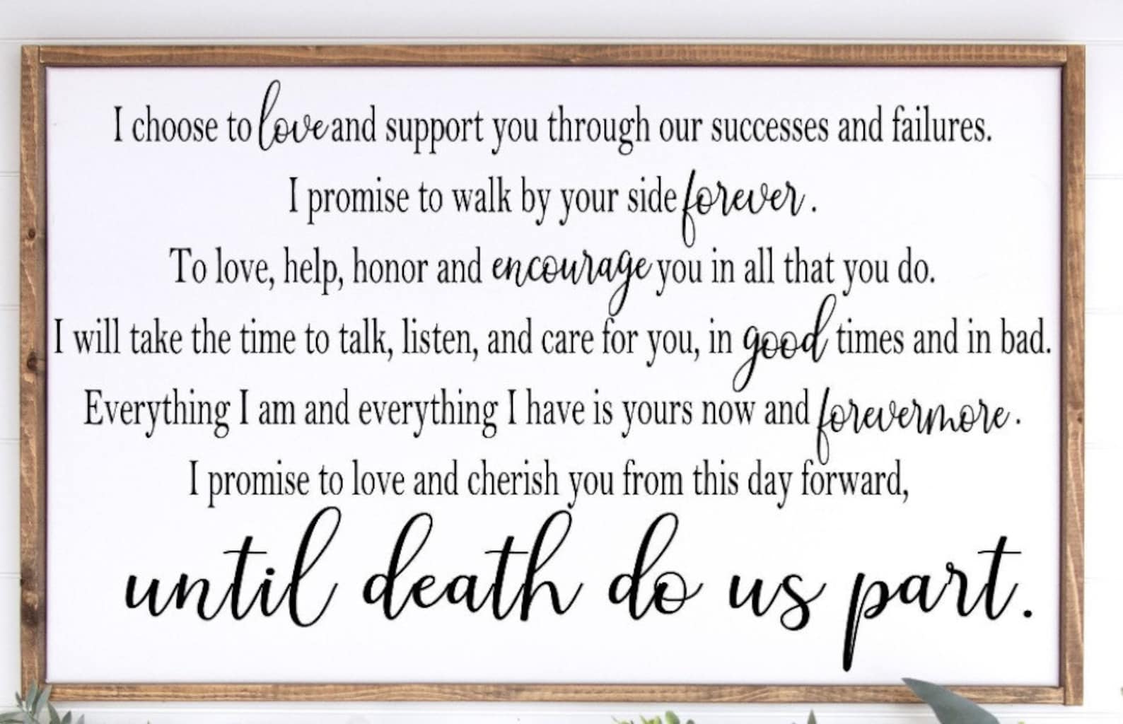 Custom Vows - - Etsy