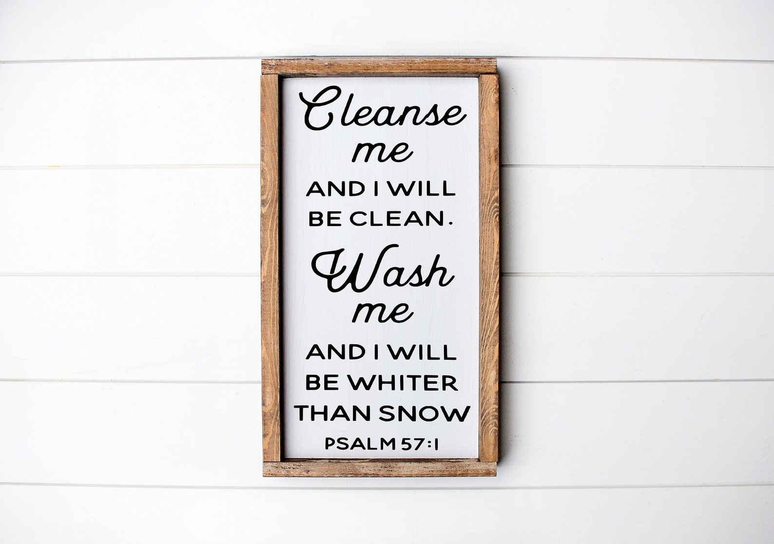Cleanse Me and I Will Be Clean Wash Me and I Will Be Whiter - Etsy