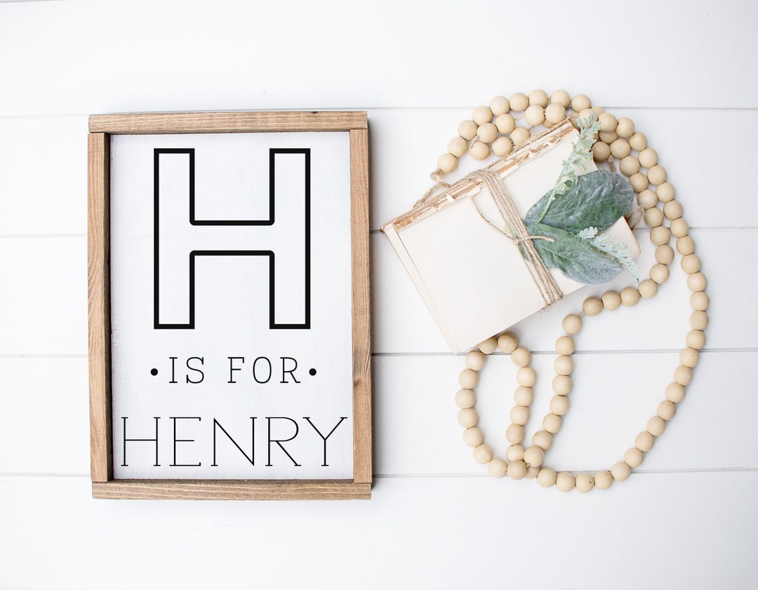 Alphabet - Letter - Children - Name Sign - Baby Room - Nursery - Kids ...