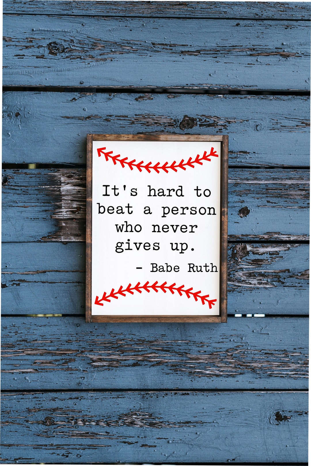 Custom Sports Quote - Wood Sign - Baseball Signs - Baseball Quote ...