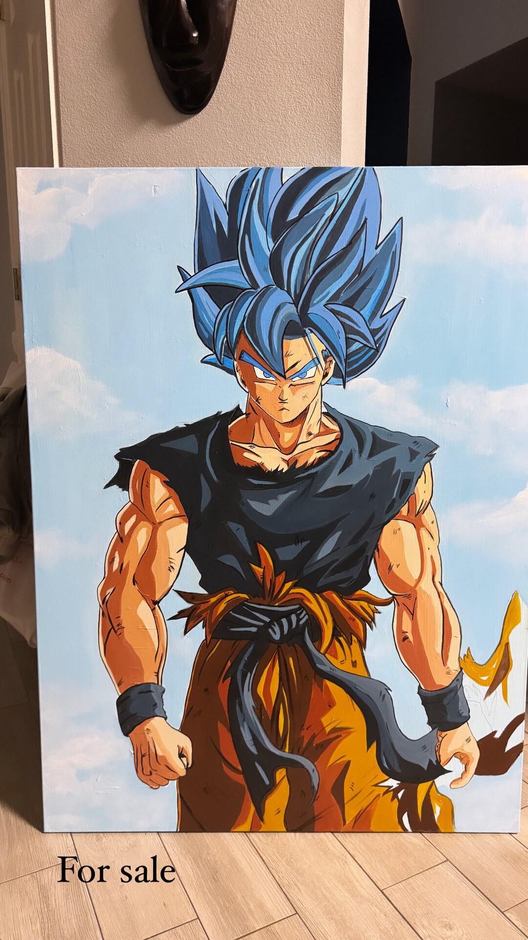 Goku Blue Super Sayan Dragon Ball Z - Etsy