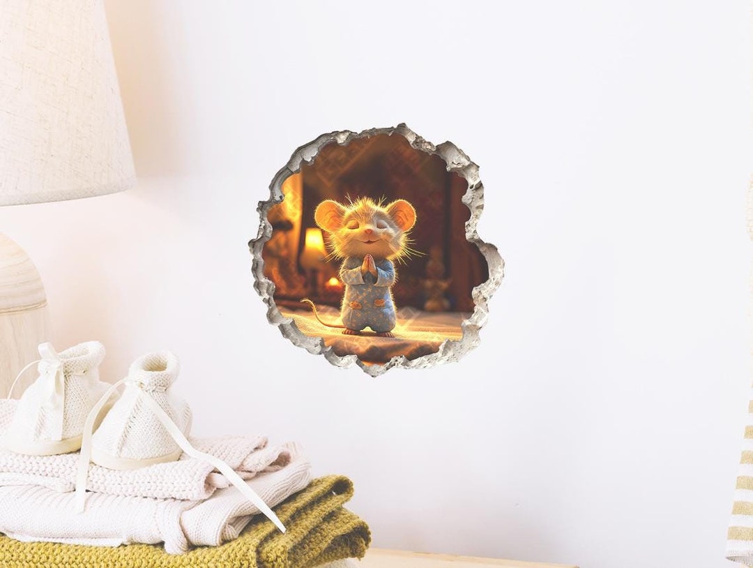 Praying Mouse – Sweet Sticker - PNG (with Transparent Background ...