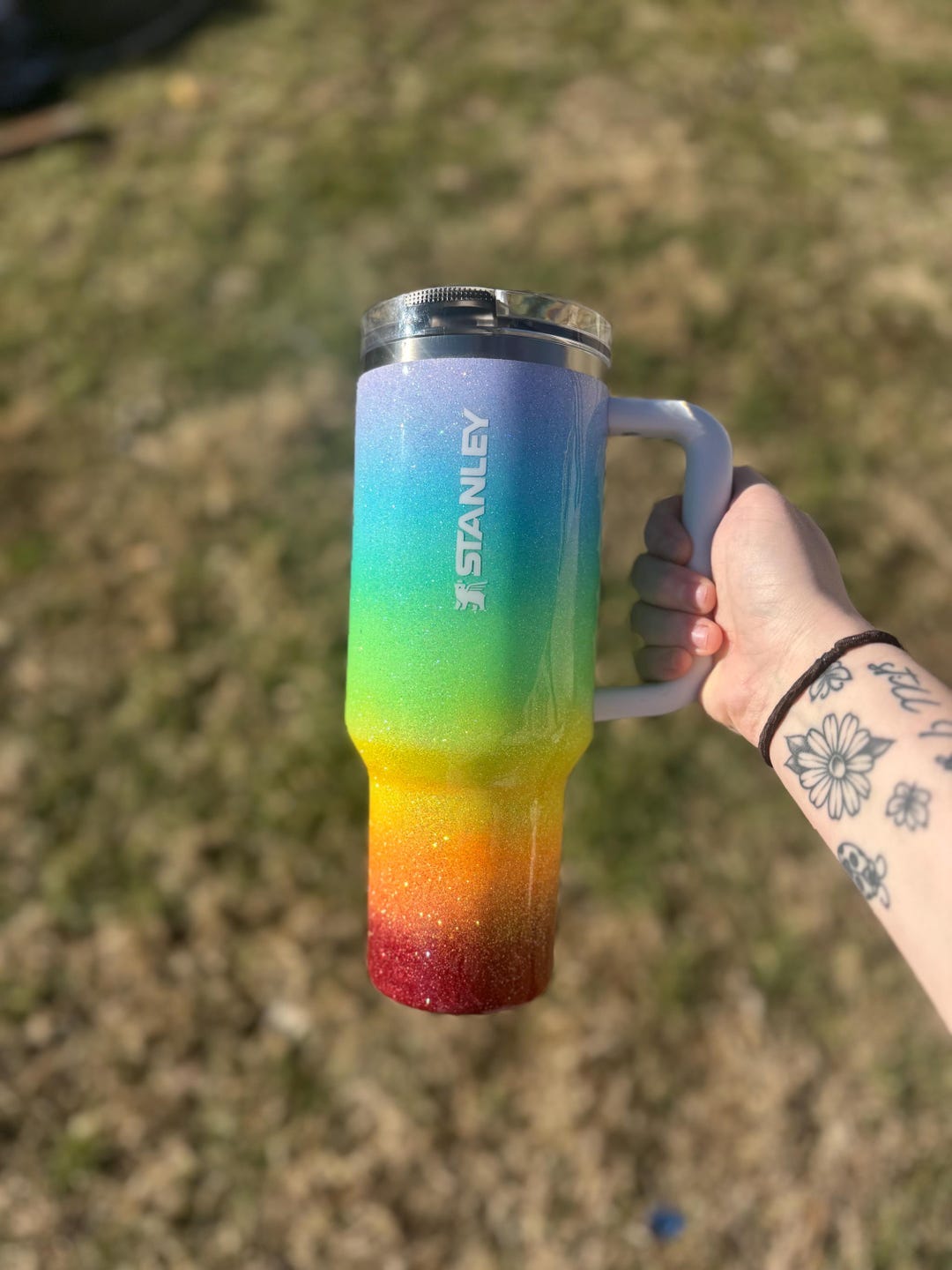 Rainbow Ombré Stanley Tumbler (MADE TO ORDER) - Etsy
