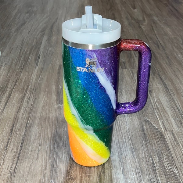 Rainbow Stanley Cup - Etsy Rainbow Stanley Cup - Etsy